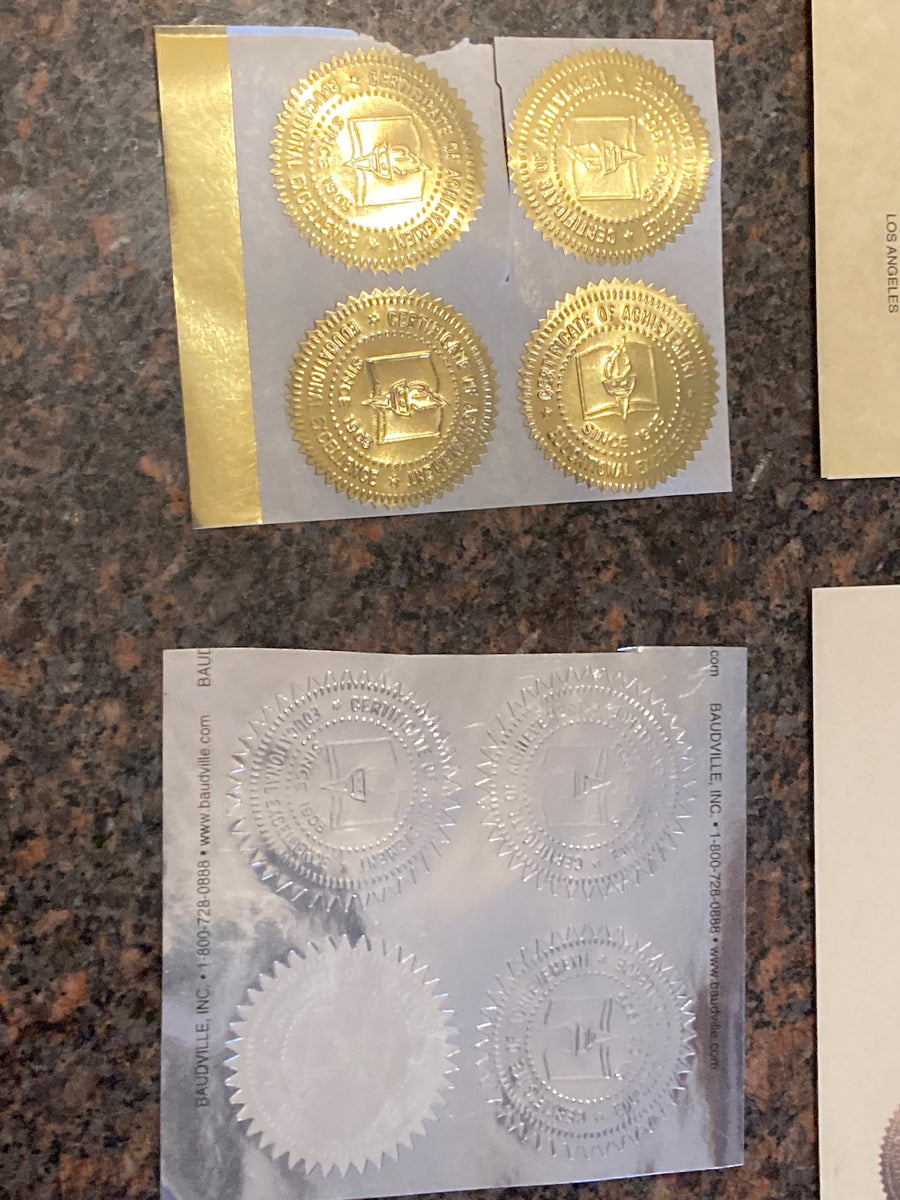 Custom Certificates & Seals for Players – MyLaserStop